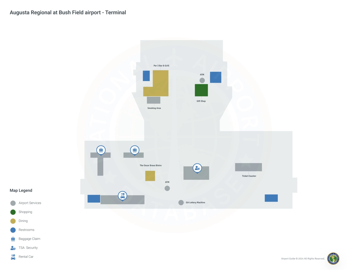 Augusta Regional at Bush Field Airport (AGS) | Terminal | Level 1