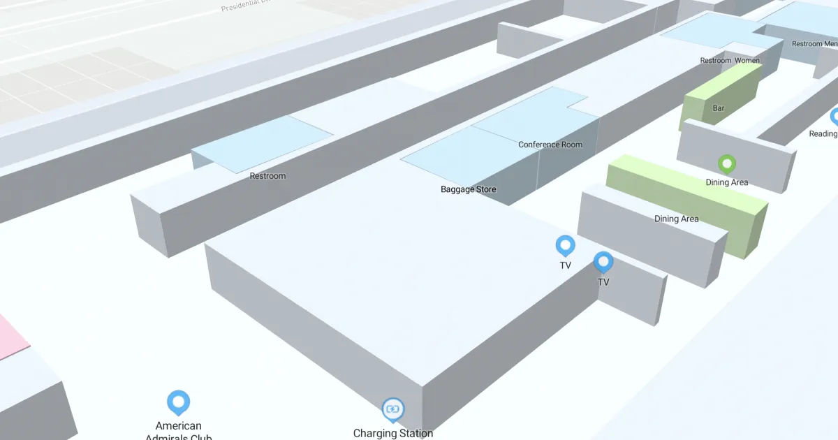 Austin-Bergstrom International Airport (AUS) | Terminal | Mezzanine ...