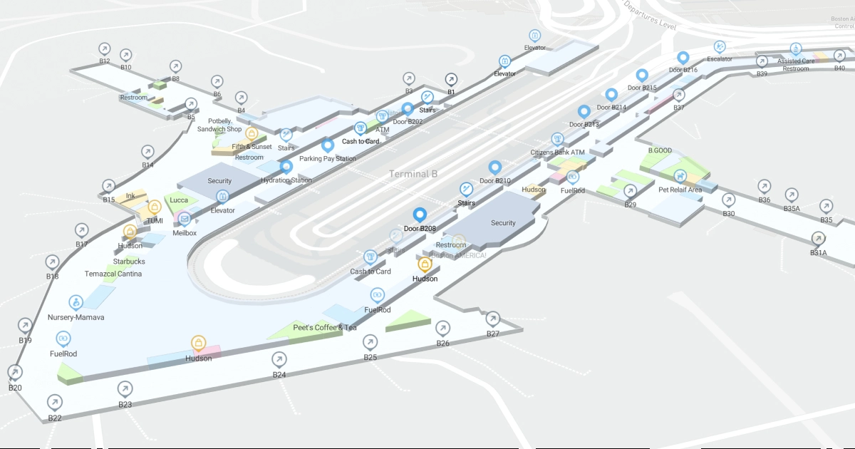 Boston Logan Airport (BOS) | Terminal B