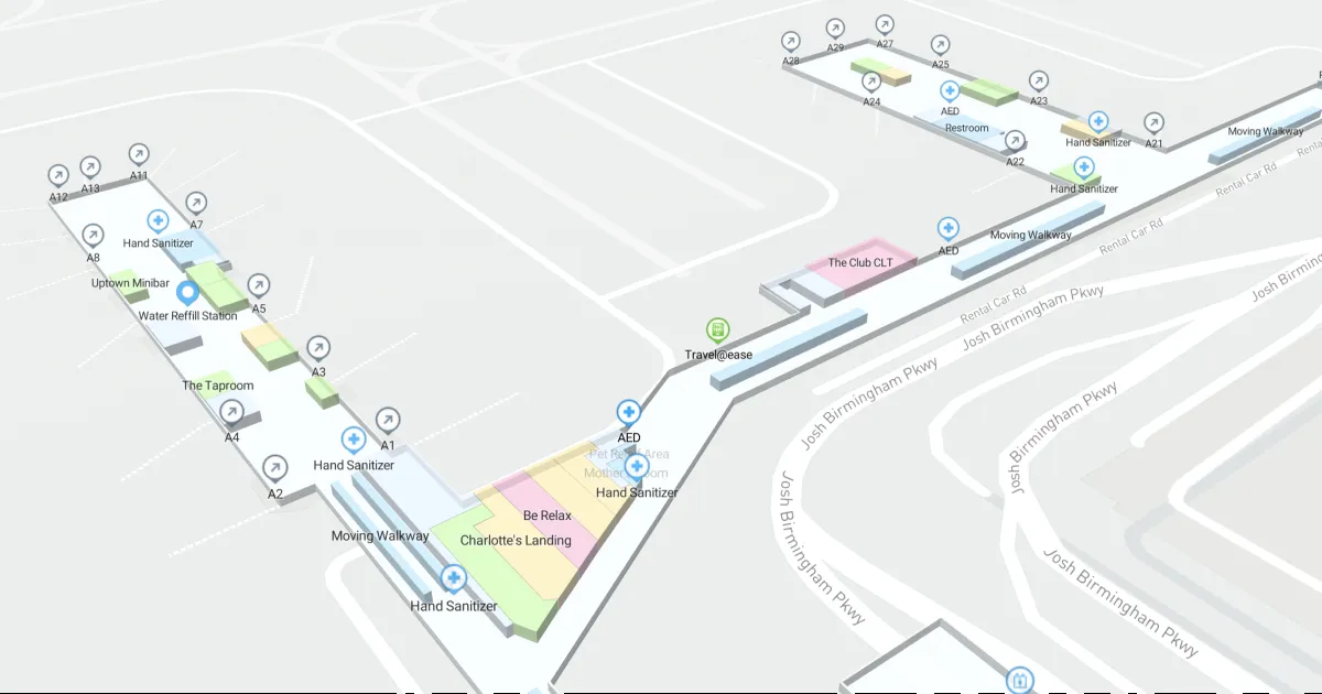 Charlotte Douglas International Airport (CLT) | Concourse A ...