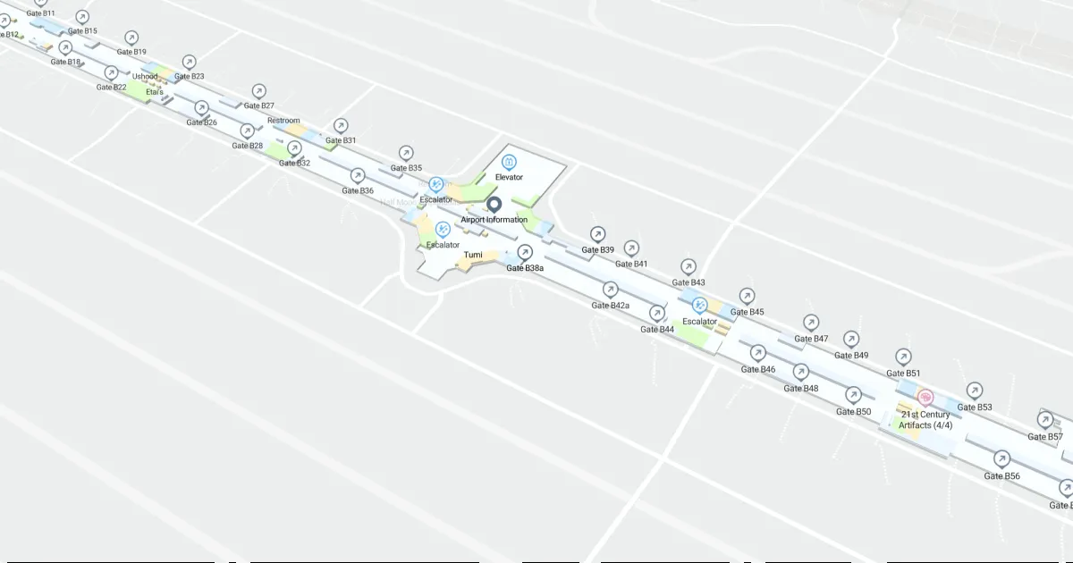Denver International Airport (DEN) | Terminal B | Level 2
