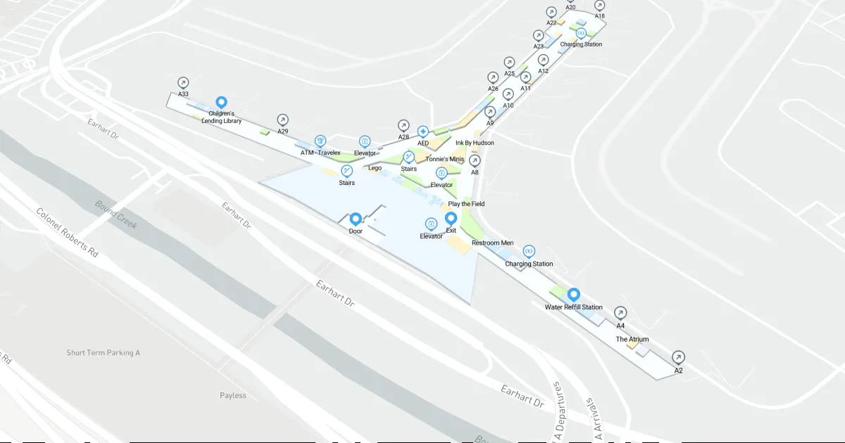 Newark Liberty International Airport (EWR) | Terminal A | Concourse Level
