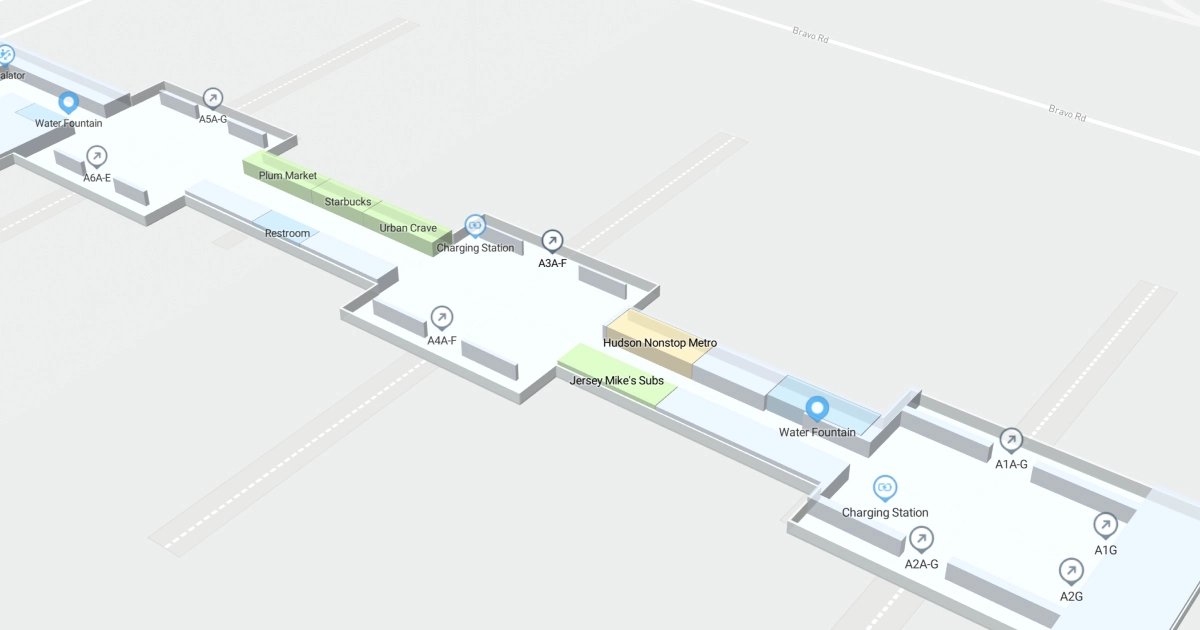 Washington Dulles International Airport (IAD) | Concourse A | Level B