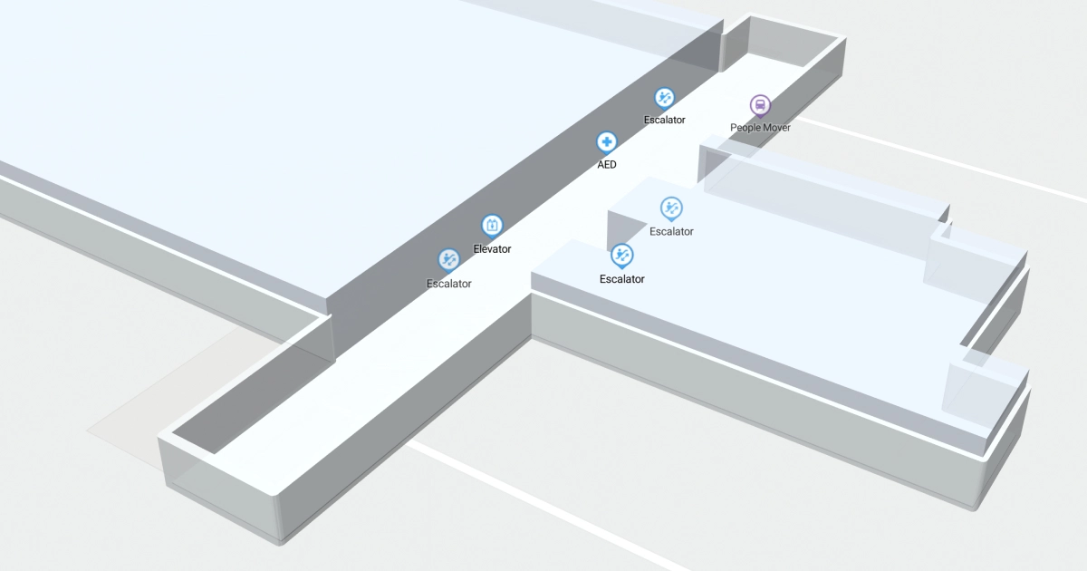 Washington Dulles International Airport (IAD) | Concourse C | Level 1