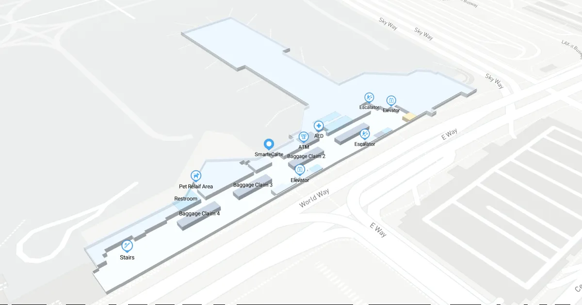 Los Angeles International Airport (LAX) | Terminal 1 | Level 1