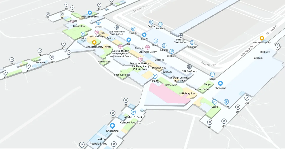 Minneapolis-St Paul International-Wold-Chamberlain Airport (MSP ...