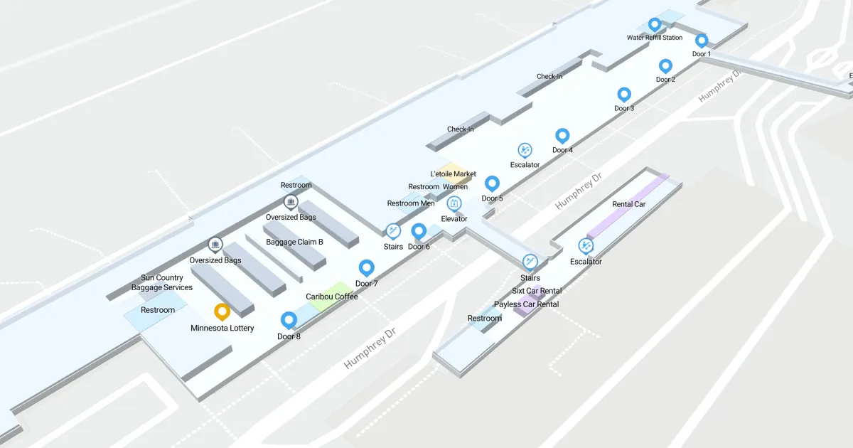 Minneapolis-St Paul Airport (MSP) | Terminal 2