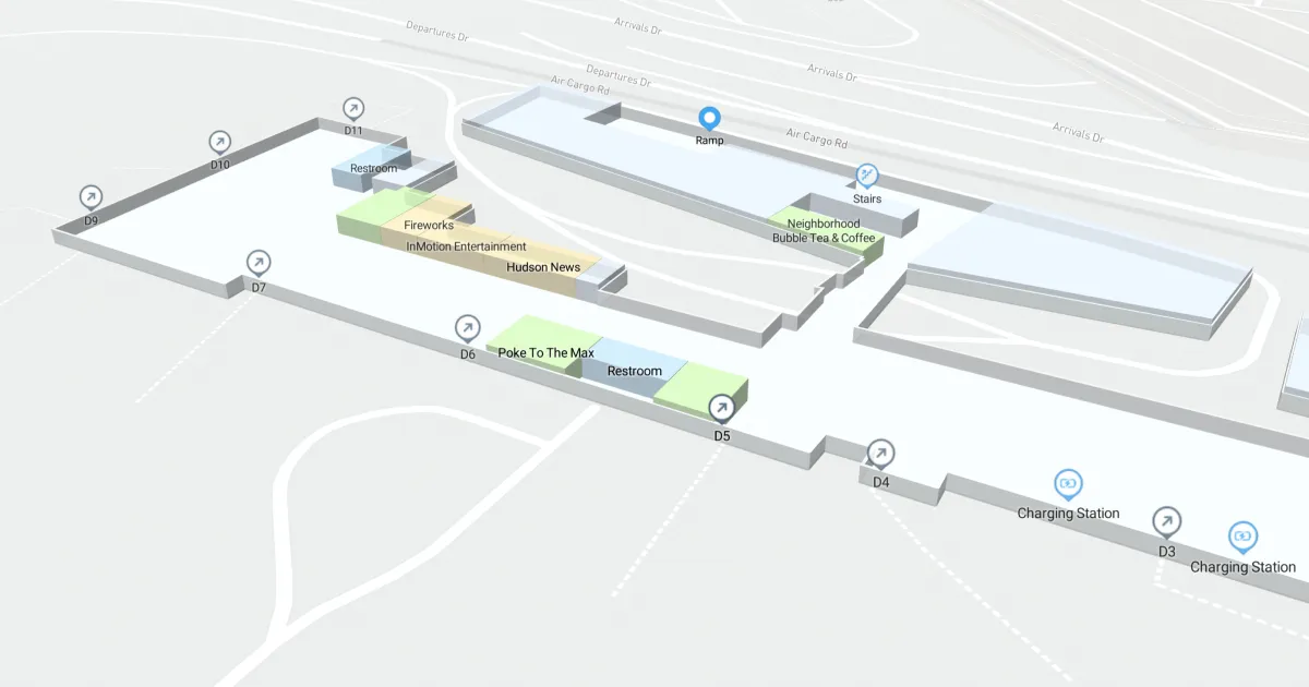 Seattle-Tacoma International Airport (SEA) | Concourse D | Level