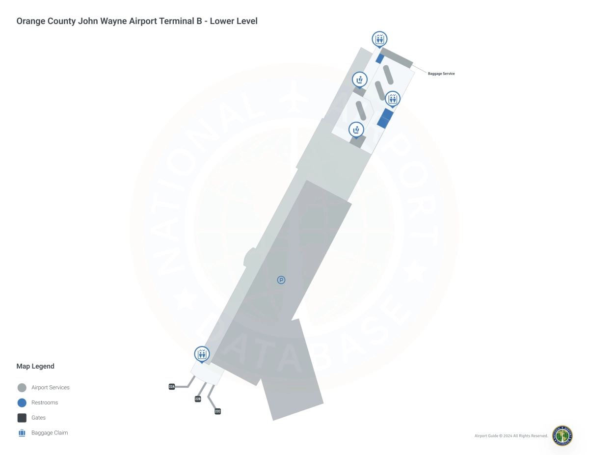 John Wayne-Orange County Airport (SNA) | Terminal C | Upper Level
