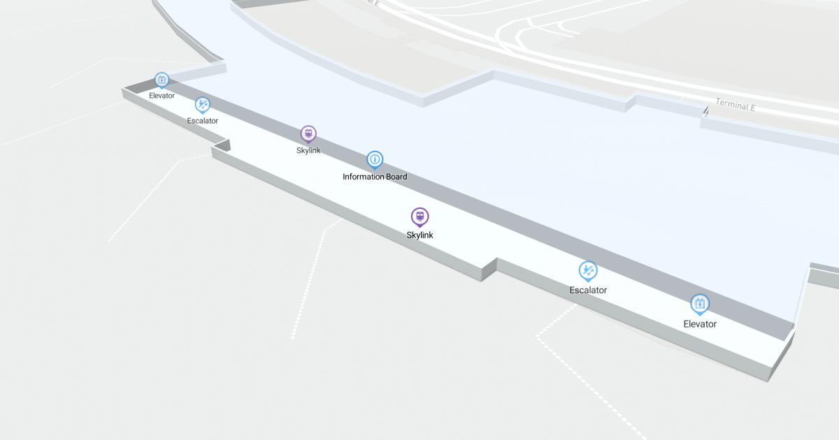 Dallas Fort Worth International Airport (DFW) | Terminal E | Skylink Level