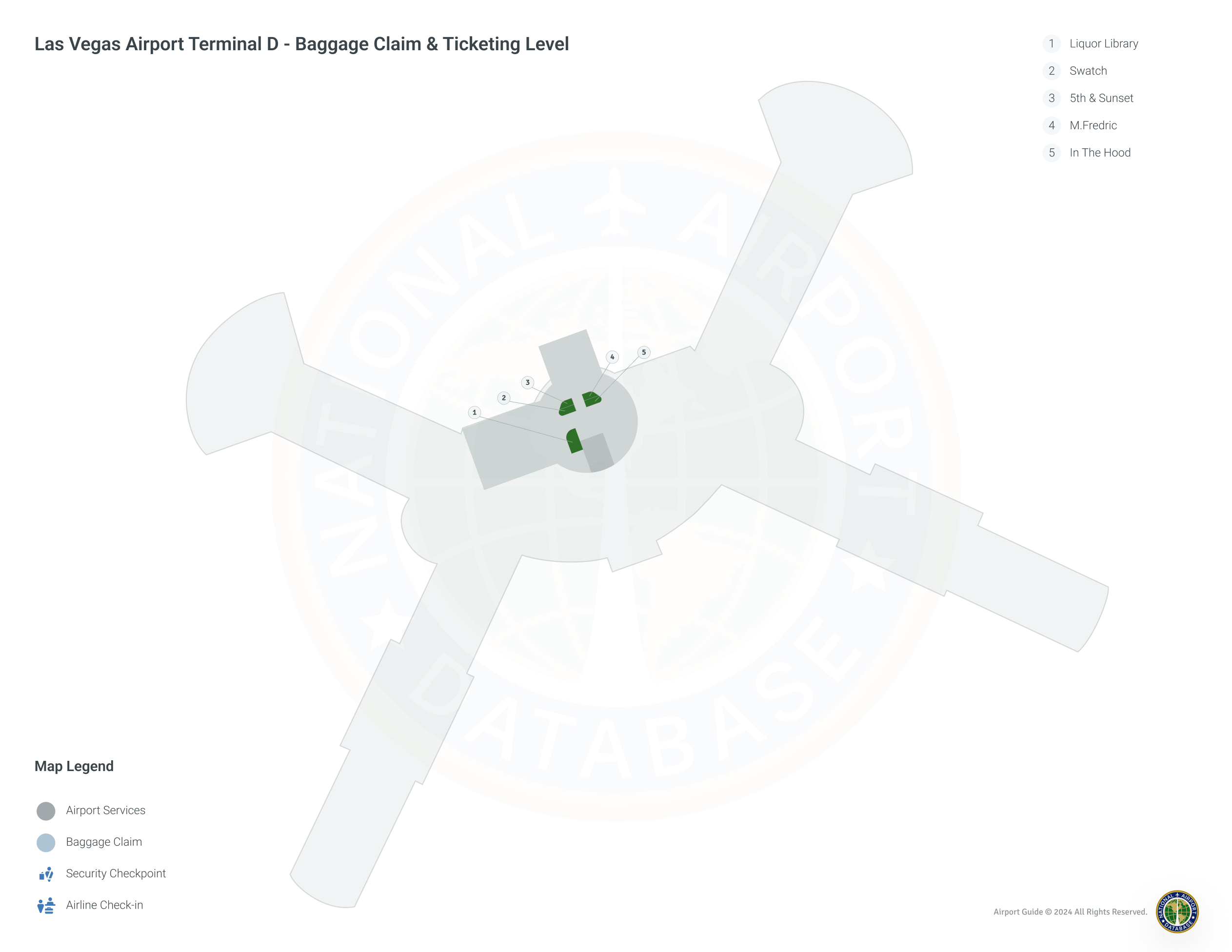 Las Vegas Airport (LAS) | Terminal maps | Airport guide