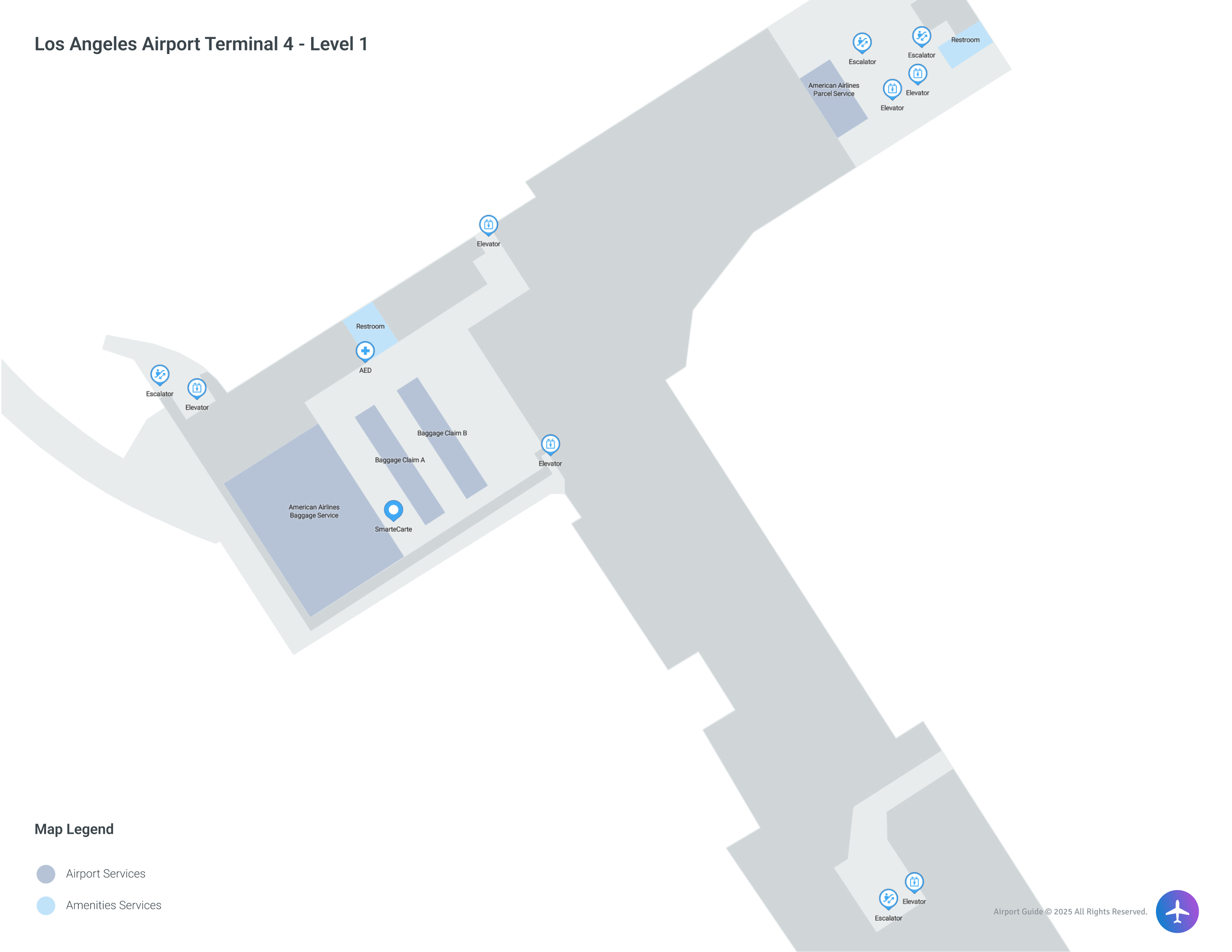 Los Angeles Airport (LAX) | Maps