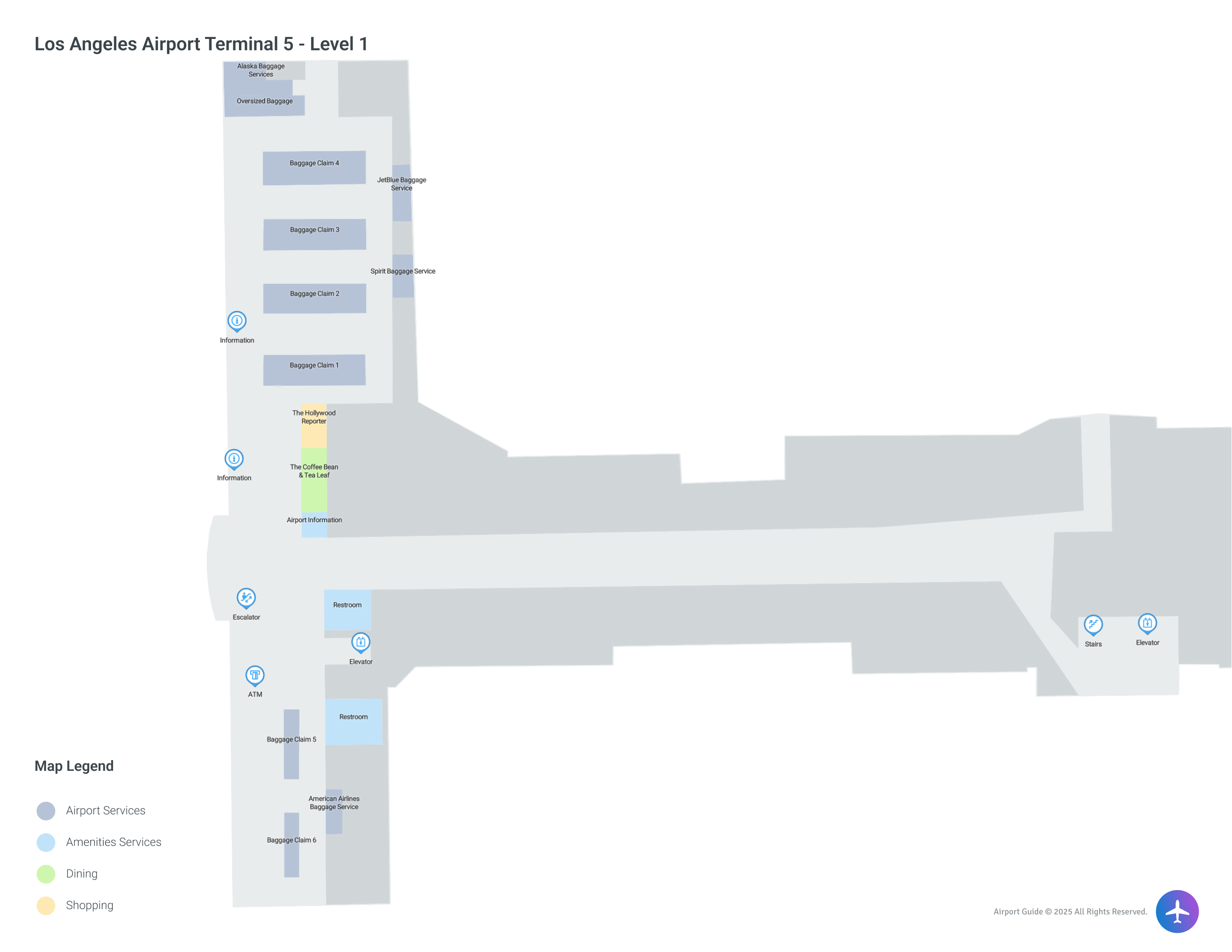 Los Angeles Airport (LAX) | Maps