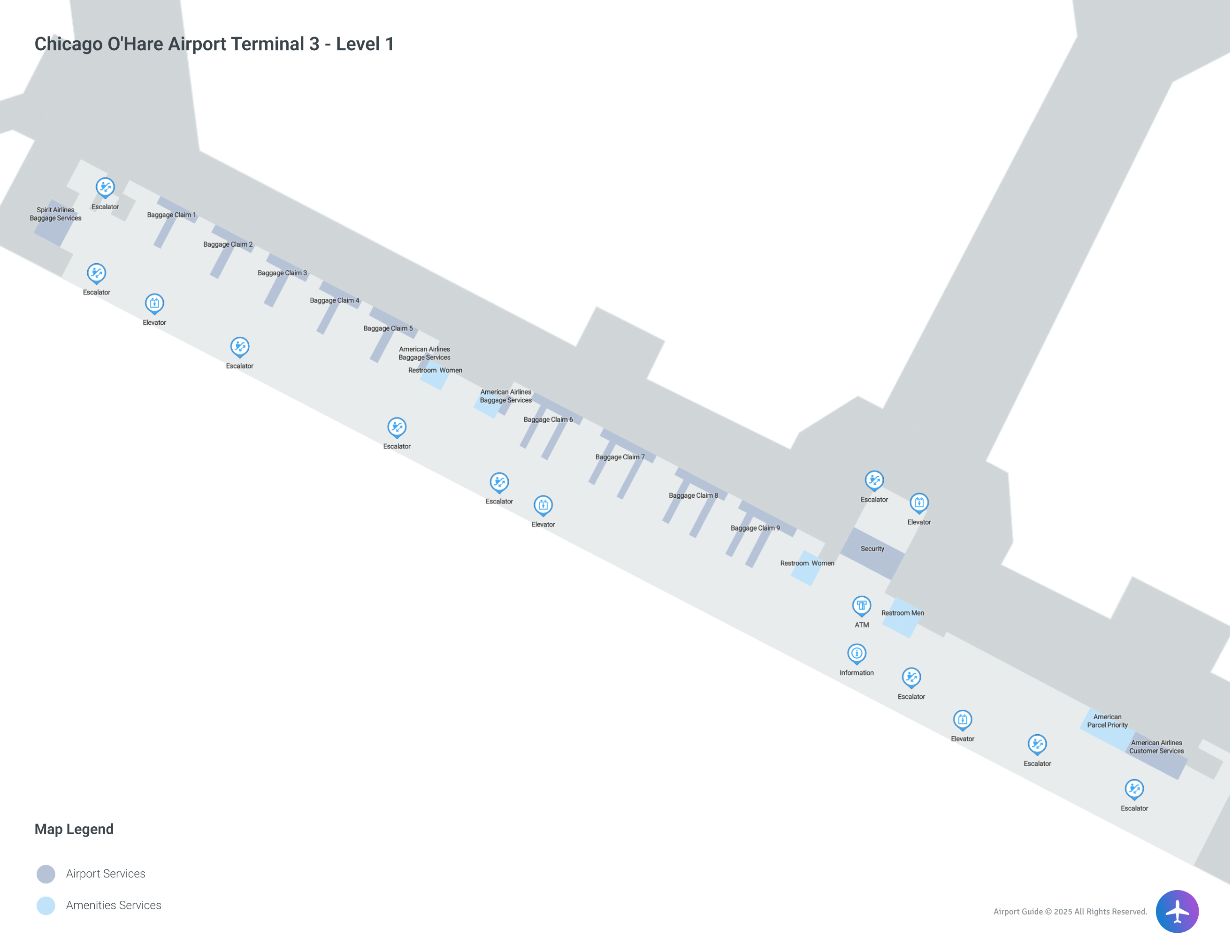 Chicago O'Hare Airport (ORD) | Terminal 3